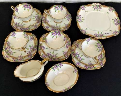 English Porcelain - SALE Royal Albert Pansy Tea Set for sale in ...