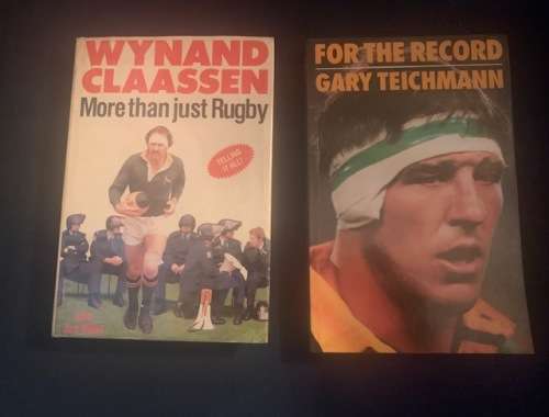 Rugby - Wynand Claasen and Gary Teichmann, Signed, THREE signatures ...