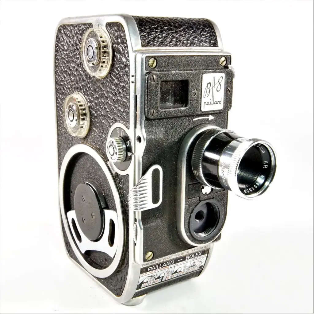 Cameras - Paillard Bolex B8 Variable Speed 8mm Movie Camera With f2.5 ...