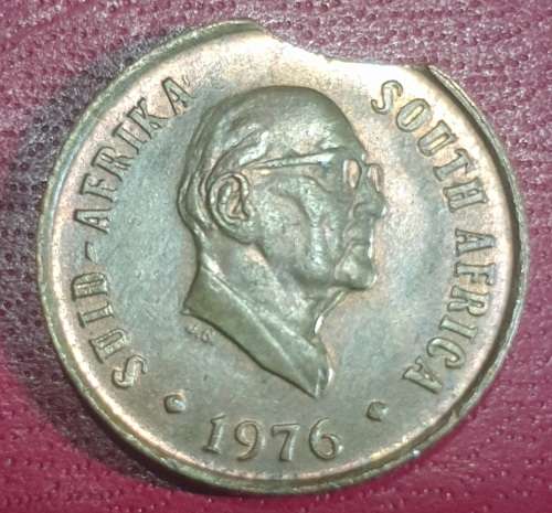 One Cent - RARE HIGH GRADE ERROR COIN - 1976 MACHINE CLIPPED PLANCHET ...