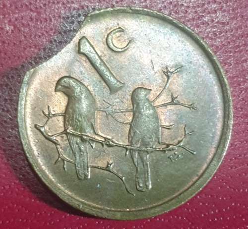 One Cent - RARE HIGH GRADE ERROR COIN - 1976 MACHINE CLIPPED PLANCHET ...