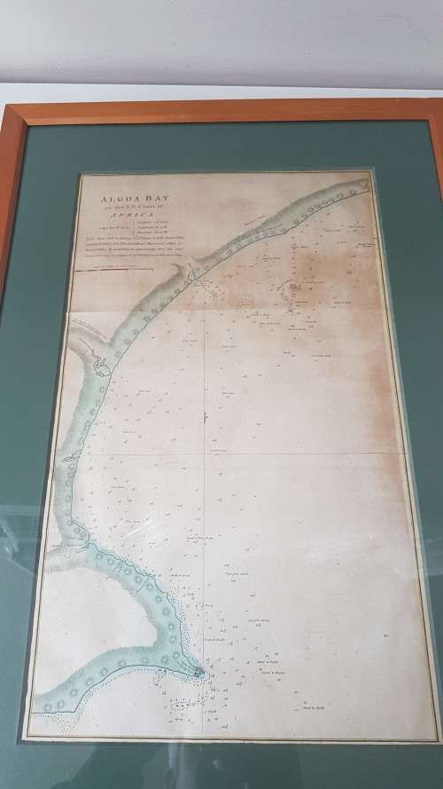 Maps - Rare early 19th century Survey Map of Algoa Bay c. 1822 ...