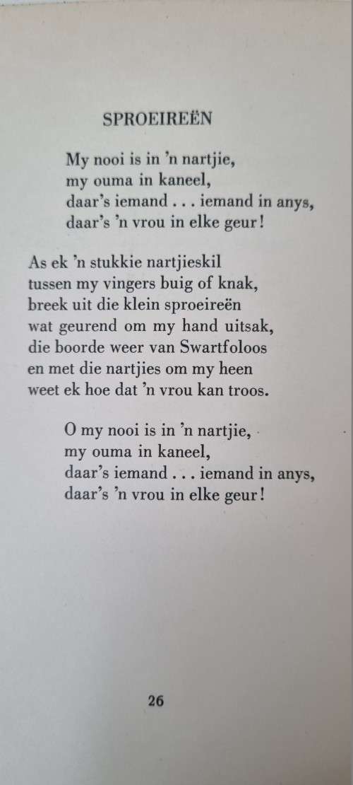 Autographed - D.J. Opperman.Engel Uit Die Klip. INSKRYWING MET HELE ...