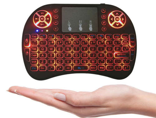 Keyboards - Mini Backlit Wireless Touchpad Keyboard Air Mouse was sold ...