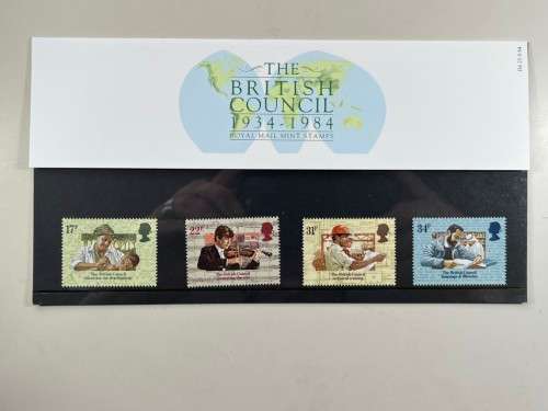 England - The British Council 1934 - 1984 Royal Mail Mint Stamps ...