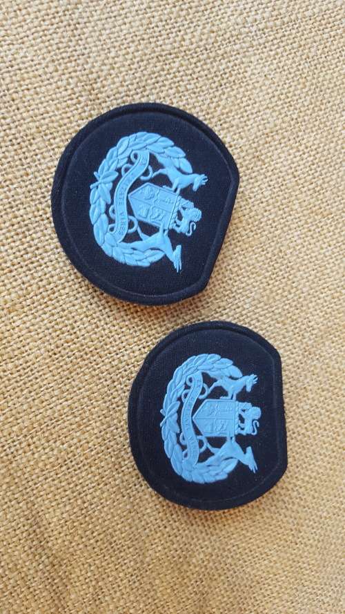 South African Airforce - pair used SADF era SAAF warrant officer tupper ...