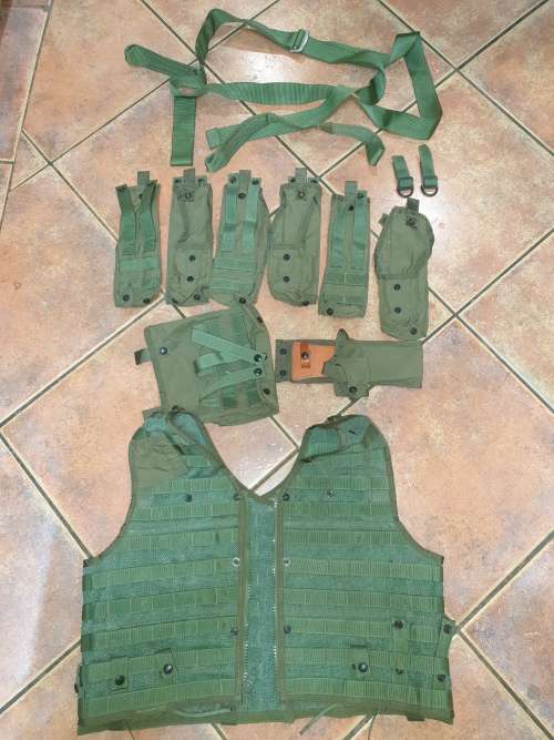 Kit - USGI pilots survval vest with full MOLLE webbing & set removable ...