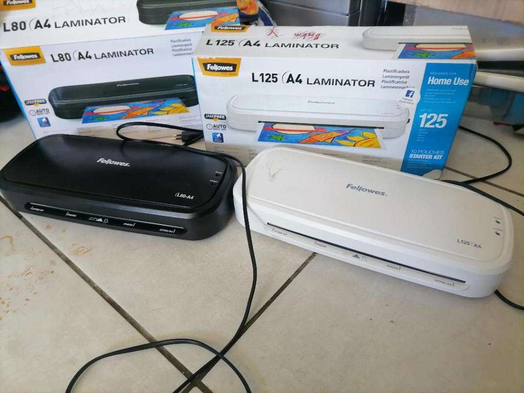 Printers - *SHOP CLOSURE*R30 FREIGHT*2 x FELLOWES L125 LAMINATORS IN ...