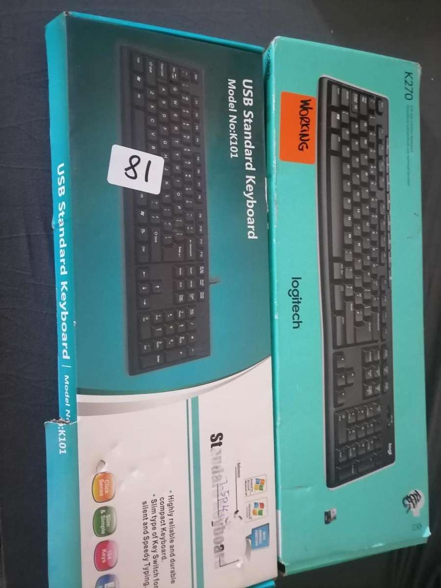 Keyboard & Mouse Bundles - *NEW LOGITECH WIRELESS KEYBOARD PLUS ...