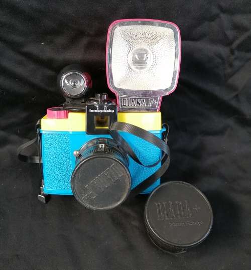 Other Film Cameras - Diana F Lomography Camera With Flash, CMYK 75mm ...