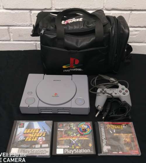 Other Gaming - Sony Playstation 1 With 1 Control, 3 Games, TV Cable ...