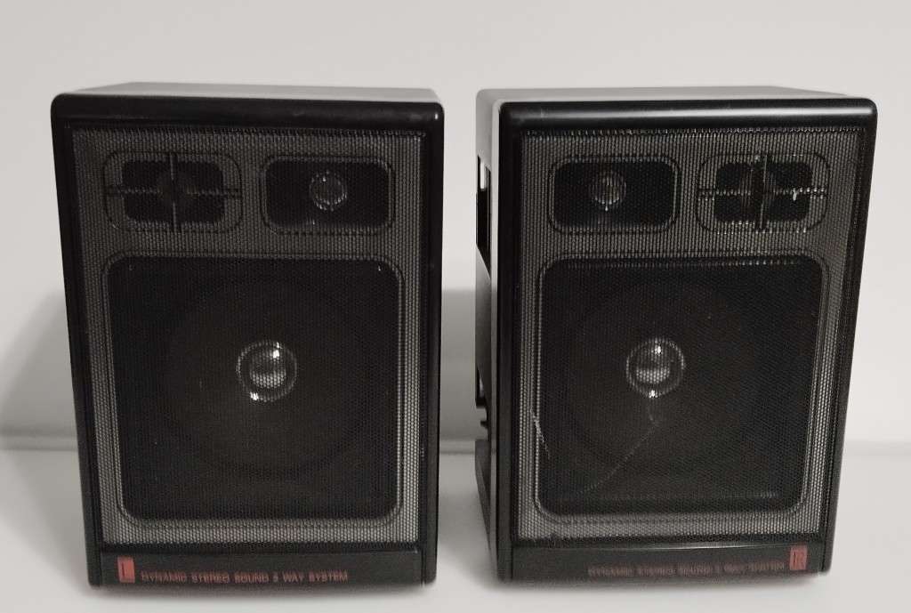 Other Speakers - Vintage Dynamic Stereo Sound 2 Way System Radio ...