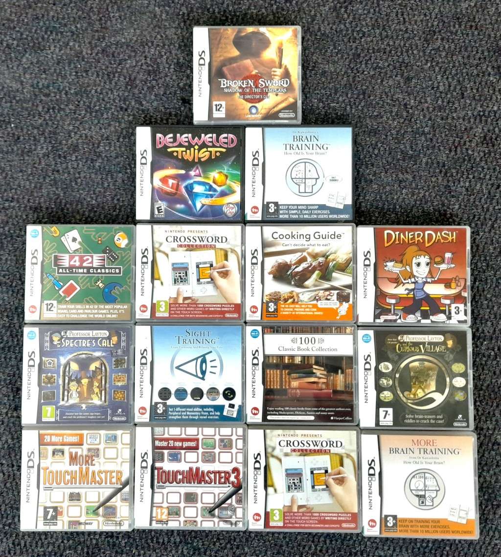 Games - NINTENDO DS BULK BUNDLE 15 GAMES (NINTENDO DS) - Good condition ...