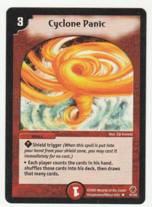 Trading Cards - Duel Masters - Cyclone Panic - Spell (Uncommon) was ...