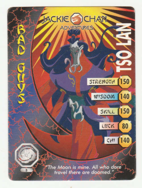 Trading Cards - Jackie Chan Adventures - Demon Vortex Card 3 Tso Lan ...
