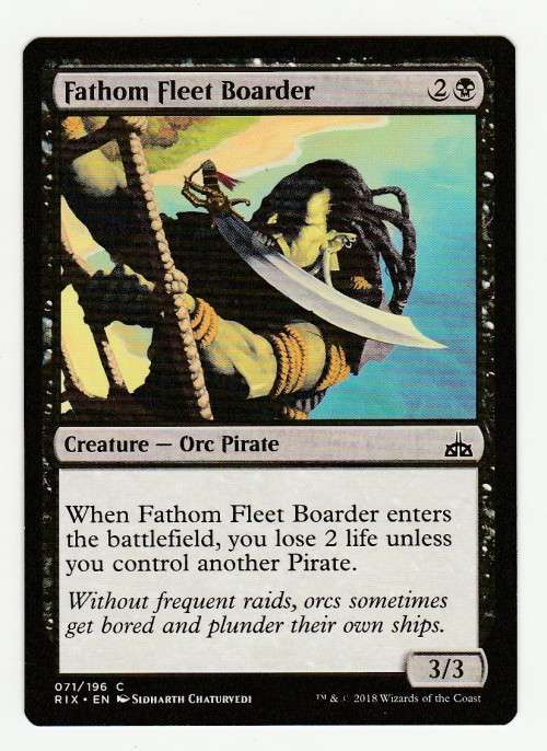Trading Cards - Magic the Gathering 2018 (NM) - Fathom Fleet Boarder ...