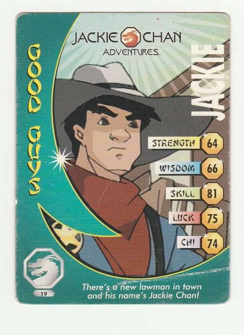 Trading Cards - Jackie Chan Adventures - Jackie Card 19 - Regular Card ...