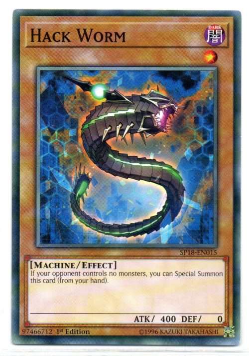 Trading Cards - Yu-Gi-Oh! - Hack Worm - 1st Ed/Common - Star Pack ...