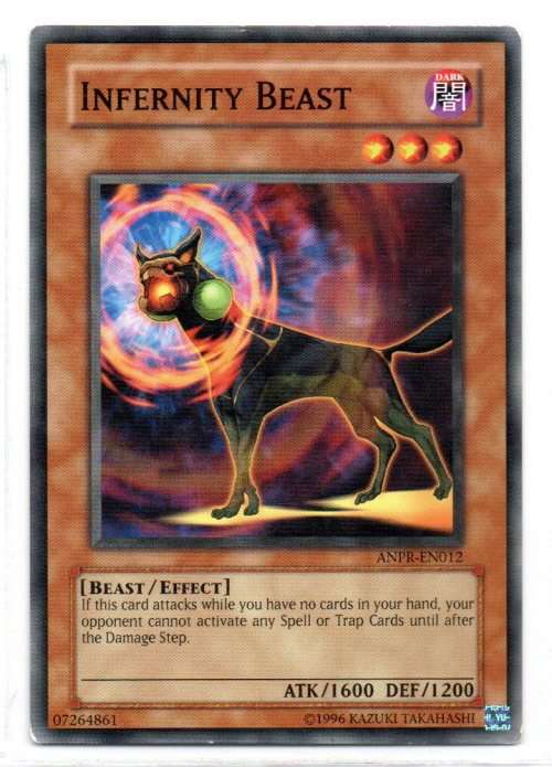 Trading Cards - Yu-Gi-Oh! - Infernity Beast - Common - Ancient Prophecy ...