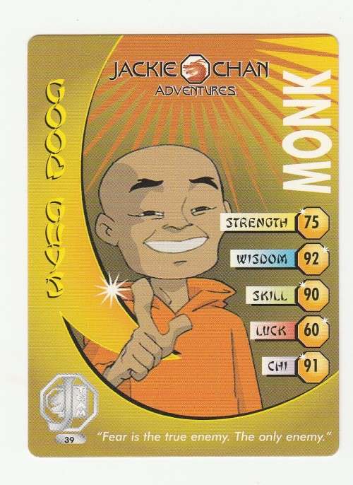 Trading Cards - Jackie Chan Adventures - The J Team - The J-Team - Monk ...