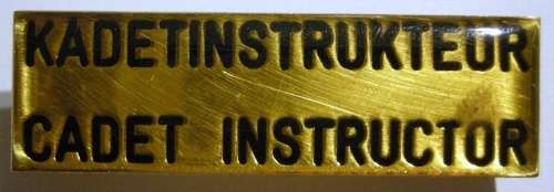 South African Army - Kadetinstrukteur / Cadet Instructor Breast Badge ...