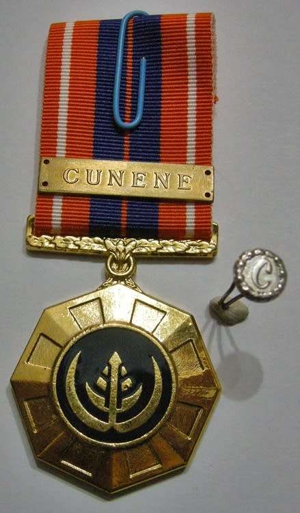 SADF & SANDF - Full Size Pro Patria Medal Numbered at Back w/ Cunene ...