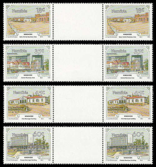 Namibia - Complete set of Gutter Pairs. Ex the Namibia Archives. was ...