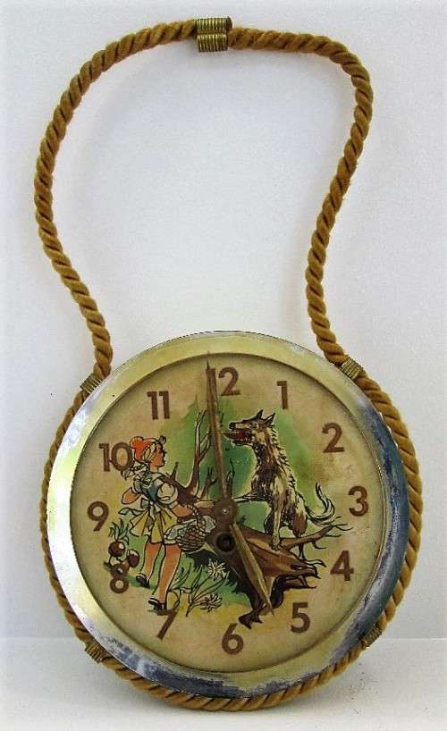 Other Clocks - Vintage Novelty Child's (?!) Red Riding Hood Clock ...