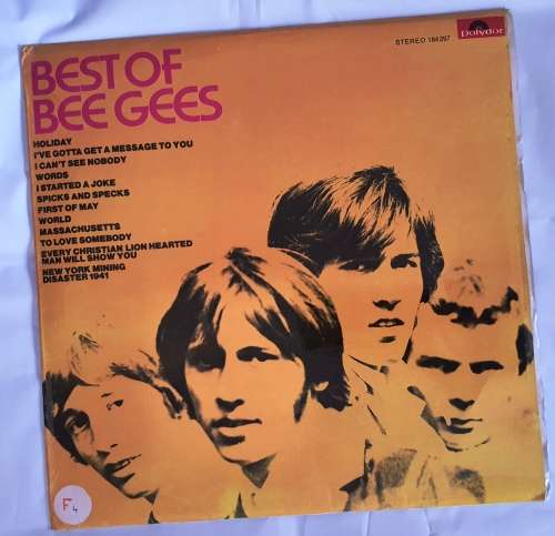 Pop Rock - LP,BEE GEES,BEST OF BEE GEES,Record:VG+,Cover:VG,Label ...