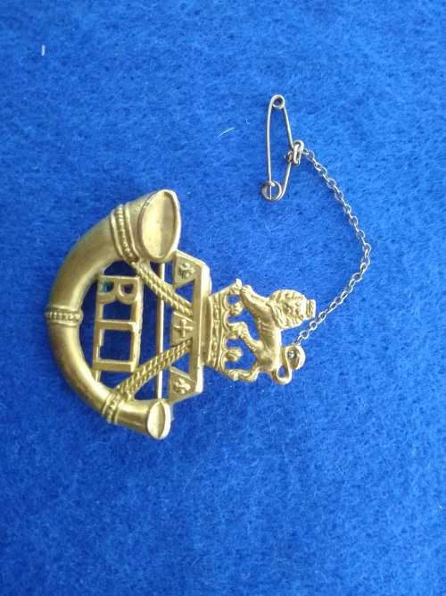 South African Army - Rand Light Infantry cap badge- converted into a ...