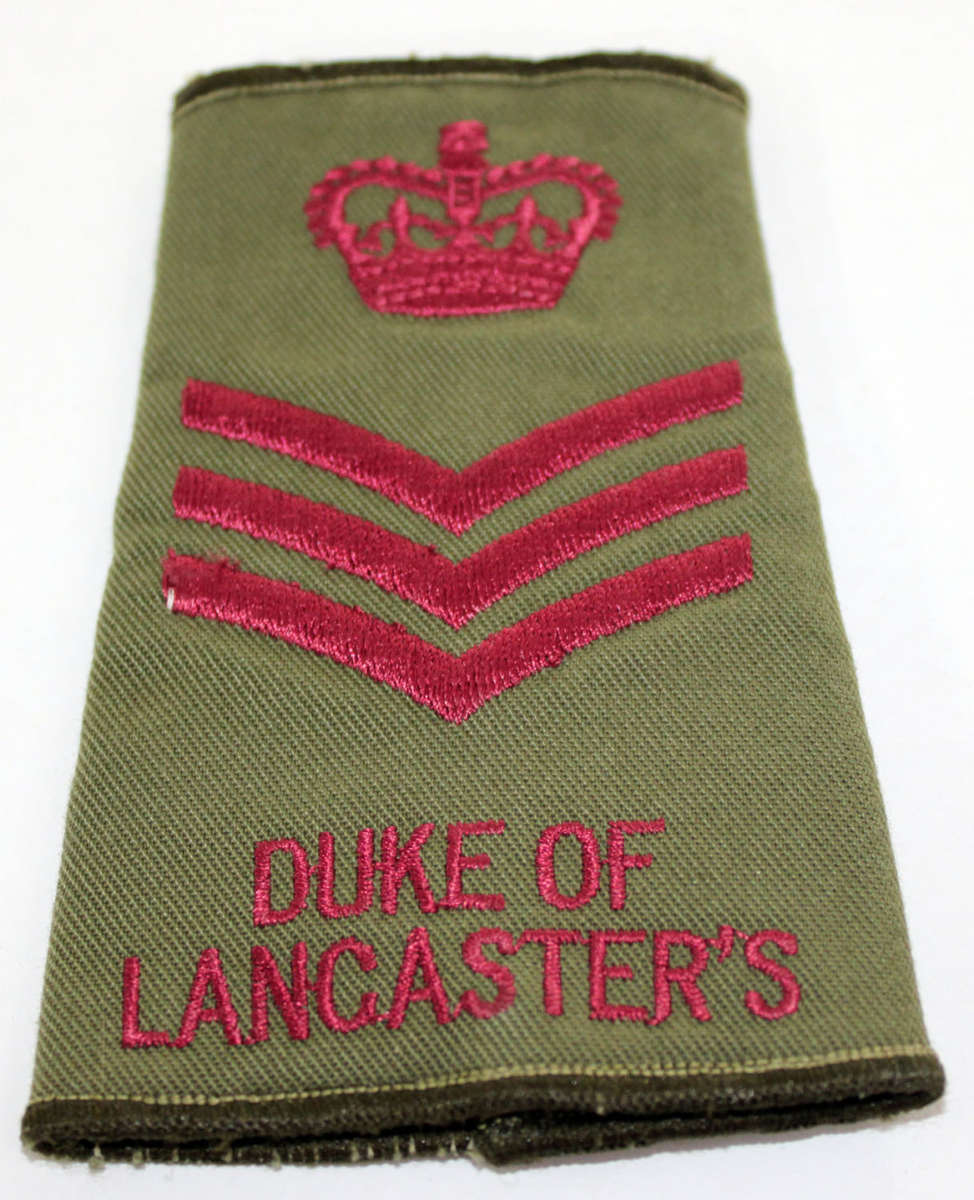 International Badges & Insignia - British Army Duke of Lancaster`s slip ...