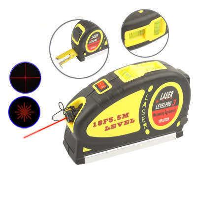 Laser Pointers - 3-in-1 Laser Level Pro 3 - Laser & Spirit Leveling ...