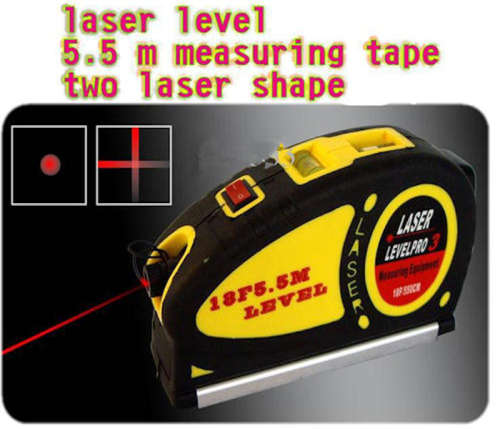 Laser Pointers - 3-in-1 Laser Level Pro 3 - Laser & Spirit Leveling ...