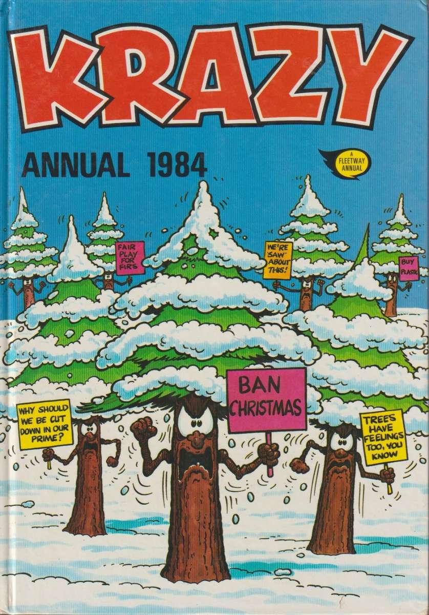 Rare & Vintage - Krazy cartoon Comic Book Annual 1984 rare vintage old ...