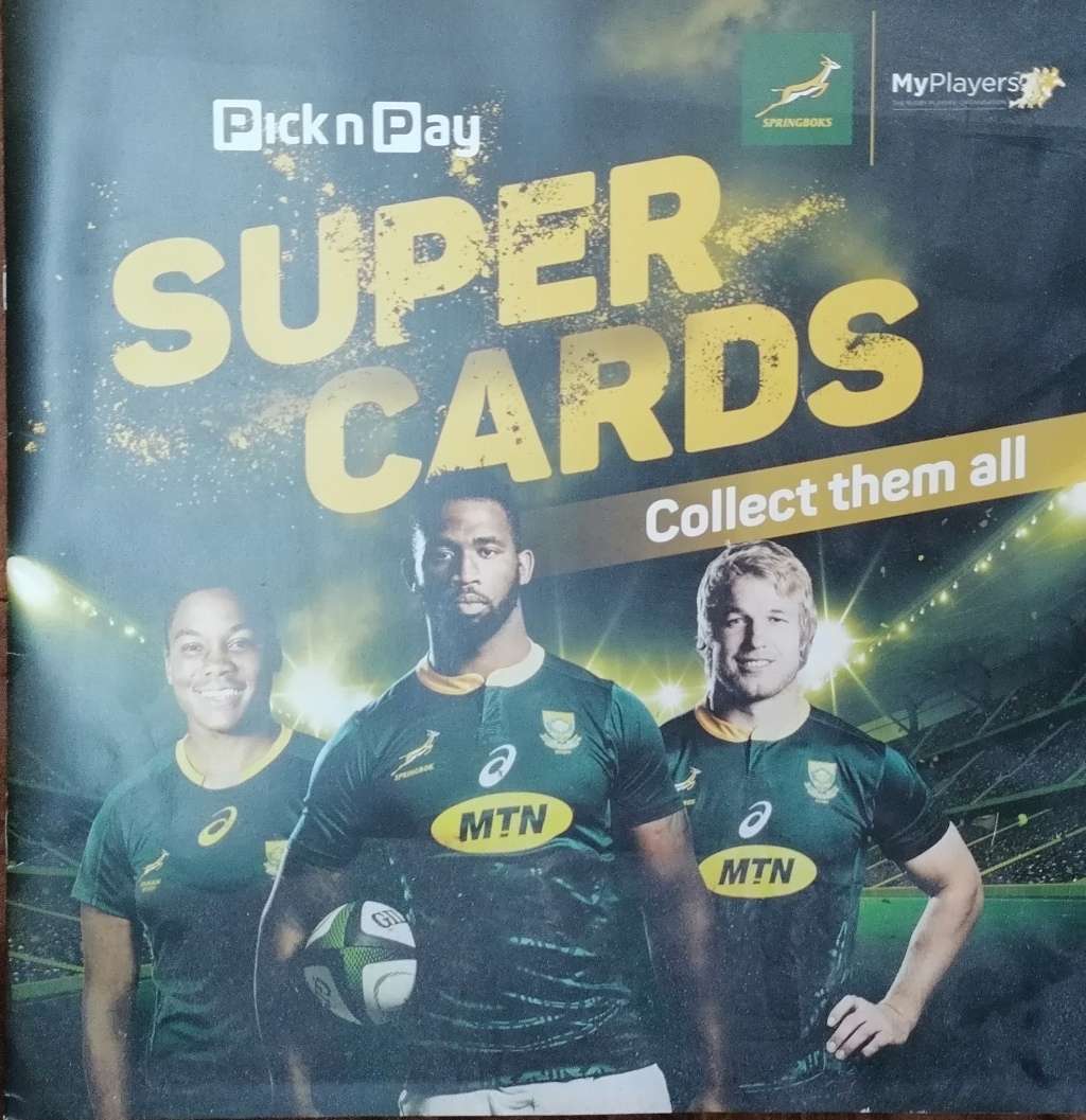 Sporting Memorabilia - Pick n Pay Super Cards, complete with all 72 ...