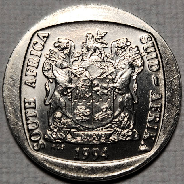 Inauguration R5 - 5 (FIVE) RAND - Presidential Inauguration - 1994 ...