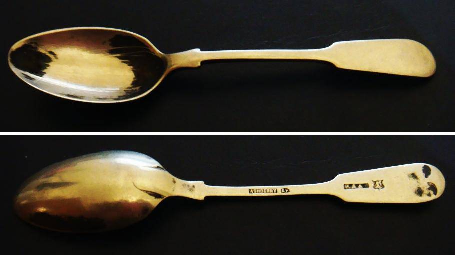 Other Antiques & Collectables - "RARE" Old Spoon: PA & S - ASHBERRY EP ...