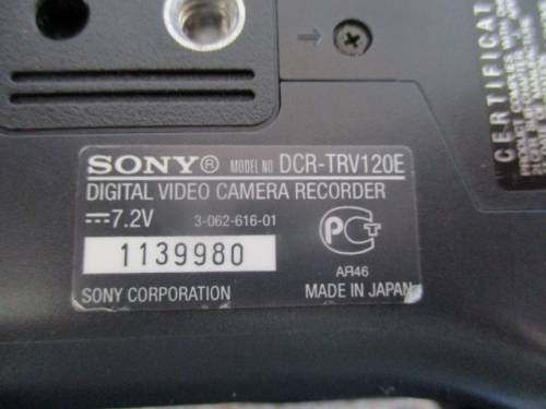 Professional - Sony DCR-TRV120E 450x Digital 8 Digital Video Camera Recorder With Carry Bag 1995 ...