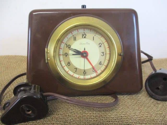 Mantel Clocks - Rare Vintage Muller Electro-Boy Timing Clock In ...