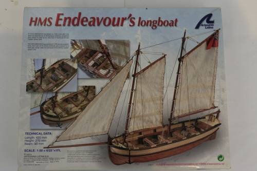 Ships & Boats - HMS Endeavour's Longboat Scale 1:50 - Artesania Latina ...