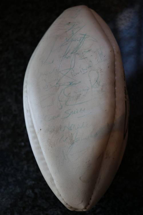 Balls - Super Springbok Rugby Ball - (White Mini Ball) was sold for ...