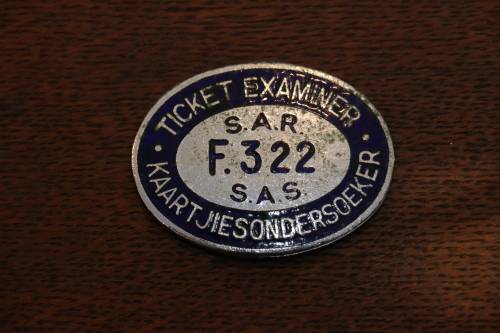 Rail - South African Railways SAS / SAR - Ticket Examiner ...