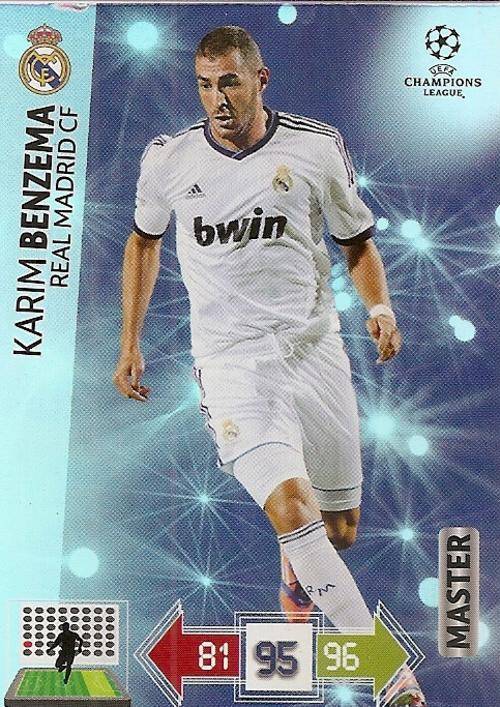Trading Cards - CHAMPIONS LEAGUE ADRENALYN XL 2012/2013 - KARIM BENZEMA ...