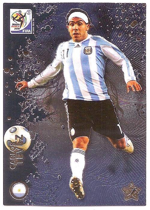 Trading Cards - CARLOS TEVEZ - FIFA WORLD CUP 2010 ADRENALYN PREMIUM ...