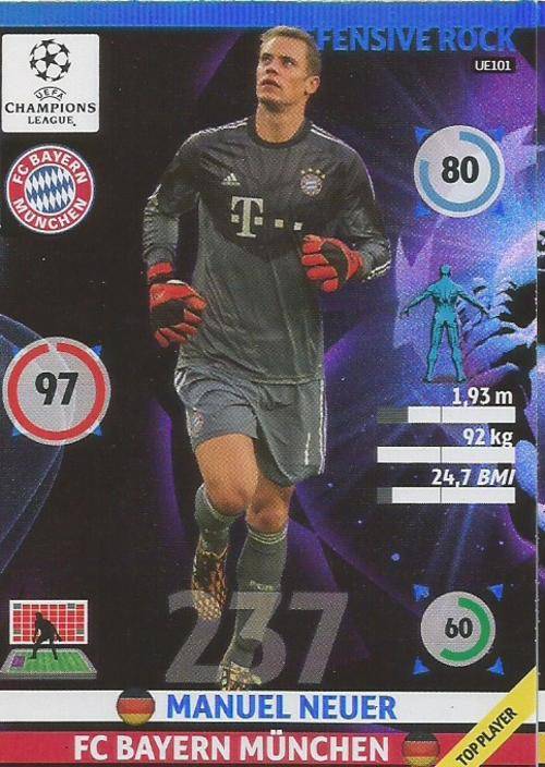 Trading Cards - CHAMPIONS LEAGUE "UPDATES" 2015 - MANUEL NEUER ...