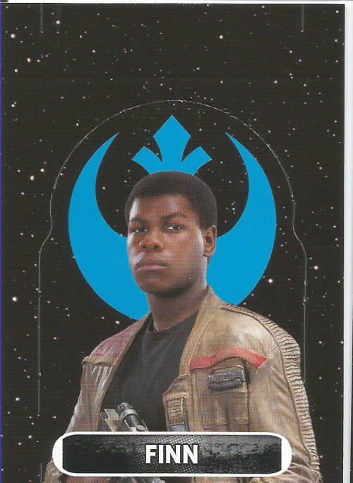 Trading Cards - STAR WARS 2016 - FORCE ATTAX `EXTRA` - FINN `RARE STAND ...