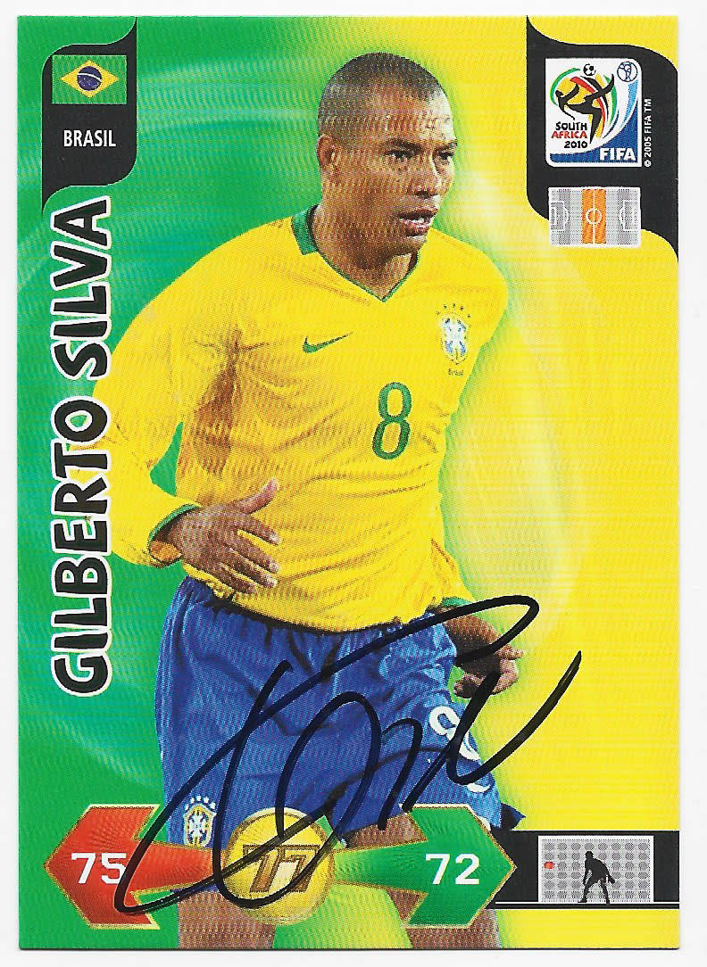 Trading Cards - GILBERTO SILVA (Brazil/Arsenal) - PANINI WORLD CUP 2010 ...