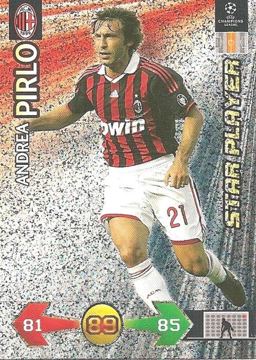 Trading Cards - ANDREA PIRLO - PANINI `CHAMPIONS LEAGUE S/STRIKES` 2009 ...