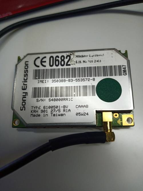 Modules - GM47, Sony Ericsson, DIP, 3.6V, 20mV, 200KHz, GSM module was ...