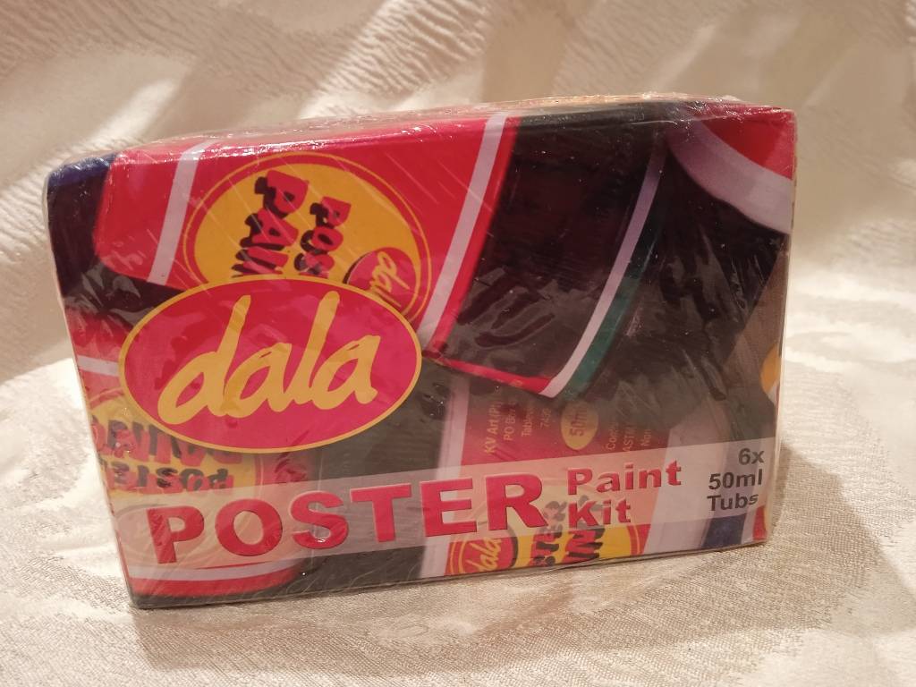 Paint & Paint Sets - DALA POSTER PAINT KIT 6 TUBS 50ml for sale in ...